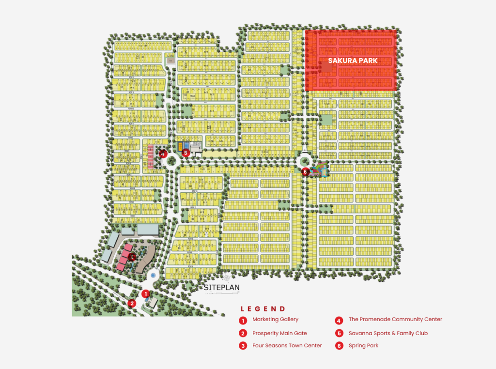 Cluster Sakura Park - Royal Spring by BSA Land